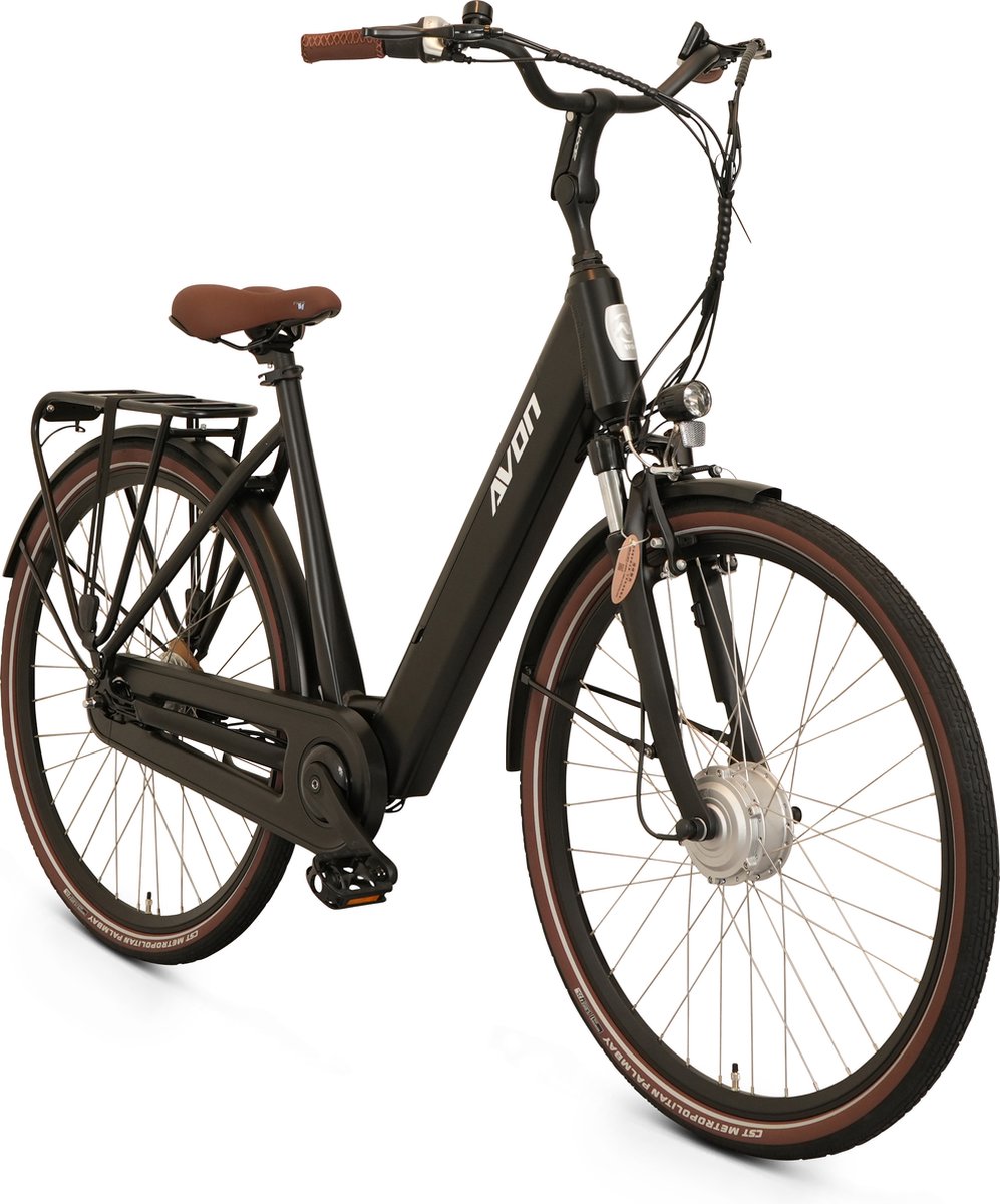 Avon N7 Elektrische Damesfiets 28 Inch Mat Zwart Gratis Rijklaar ...