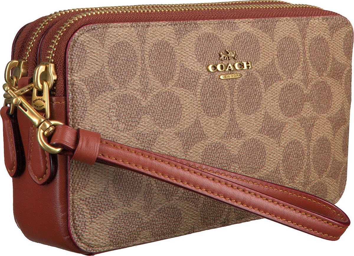 Coach Dames Schoudertassen Kira Crossbody - Cognac | bol.com