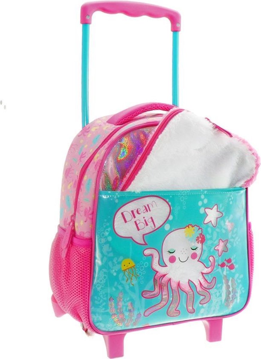 Must Octopus Rugzak Trolley - 31 x 27 x 10 cm - Multi | bol