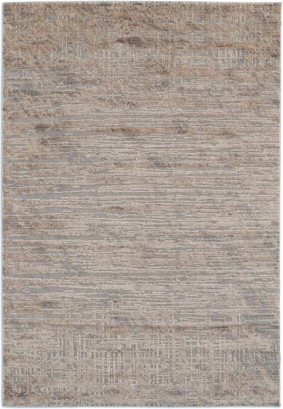 Ikado Modern tapijt in beige en crème tinten 160 x 230 cm | bol