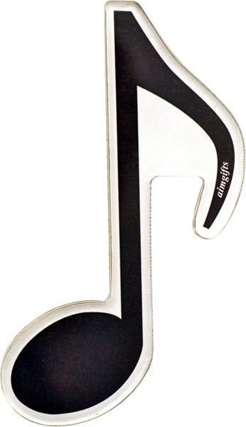 Acryl magneet achtste noot 9 cm | bol