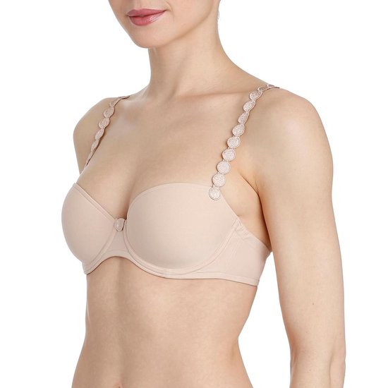 Marie Jo Tom Voorgevormde Balconette Bh 0120829 Caffe Latte - maat EU 75D / FR 90D | bol
