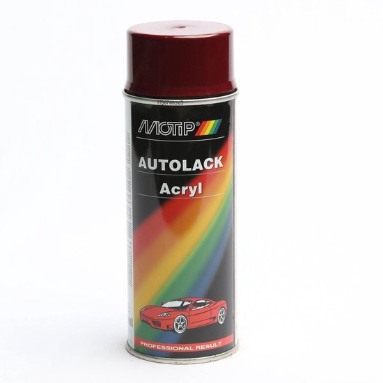 Motip 51490 - Autolak spuitbus - Rood - 400ml | bol