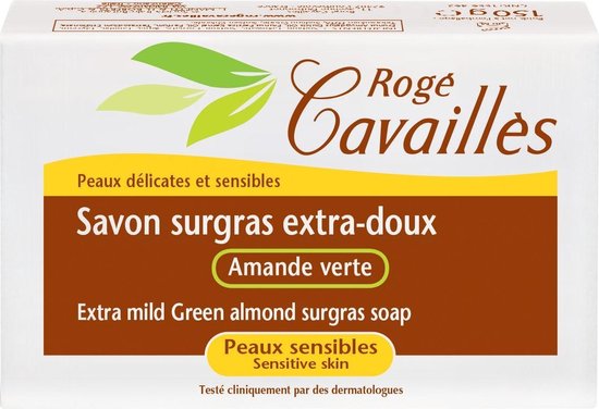 Rogé Cavaillès Extra Milde Zeep Groene Amandel 150 g | bol