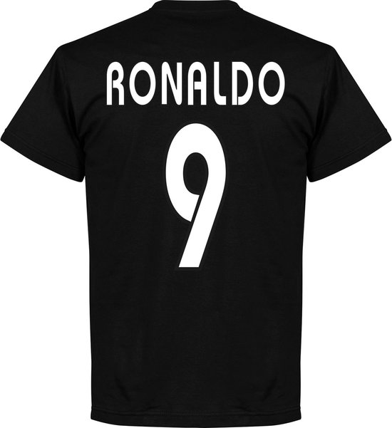 Galacticos Real Madrid Ronaldo 9 Team T-shirt - Zwart - L | bol.com