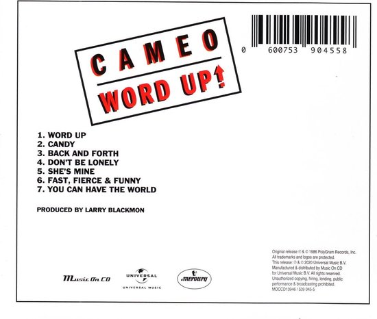 Word Up, Cameo | Muziek | bol