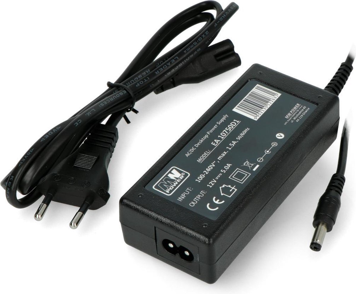 LED Strip Voeding - 12V - 5A - 60 Watt | bol.com