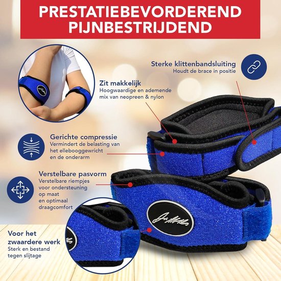 Unisex Tennis Elbow Brace - Durable Golf Elbow Belt for Tendonitis ...