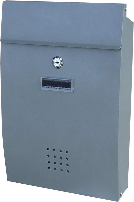 Aluminium brievenbus 64526 - voor post en pakketten | bol