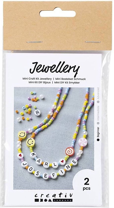 Creativ Company CC Mini Hobbyset Sieraden Letters en Smileys | bol
