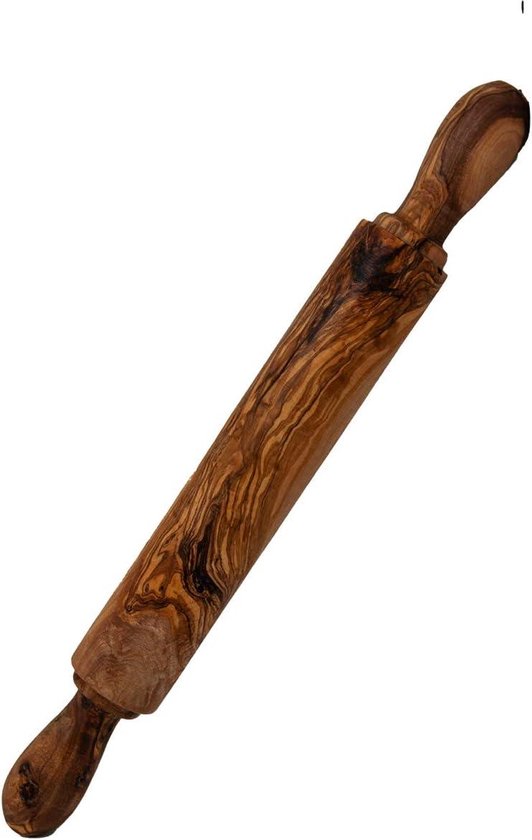 Deegroller van echt olijfhout 42 cm - Bakrol met zoekwoord1 ...