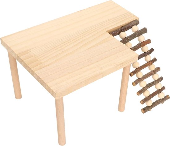 Houten Platform - Hamster Klimladder - Speelgoed voor Kooi Accessoires ...