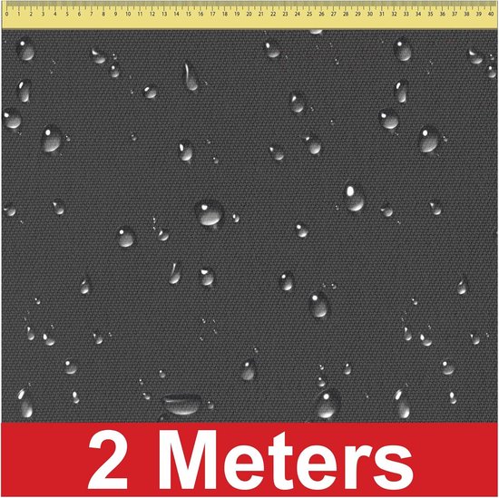 Selbro ® Waterafstotende Canvas Stof per Meter, 160 cm Breed, 220 g/m² ...
