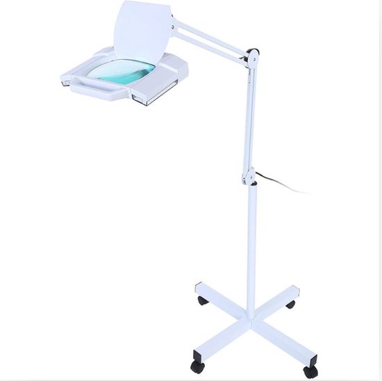 Vloer Loeplamp - Met Verlichting - Verstelbaar - Met Standaard ...