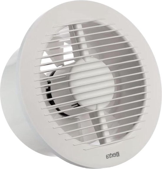 Badkamer Ventilator 150mm met Timer en Vochtsensor - Witte Stille ...