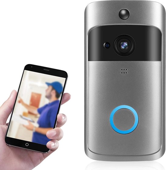 Wifi HD-camera video deurbel met tweerichtingscommunicatie en PIR ...