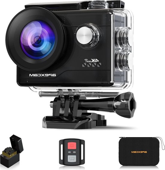 Bodycam 4K Action Camera 20MP WiFi Sports Ultra HD Onderwatercamera 40m ...