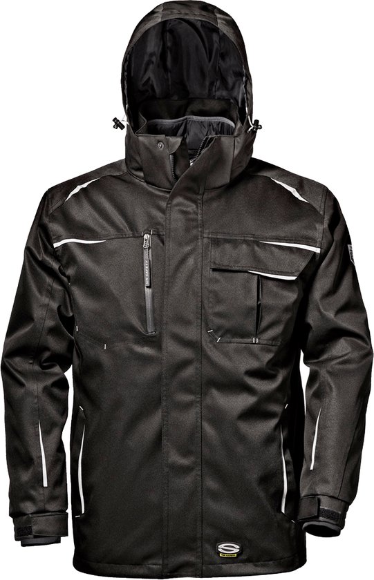 SIR SAFETY TRIAL 3-in-1 Werkjas HEREN Veiligheidsjas Zwart - Waterdicht ...