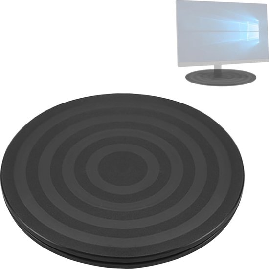 Draaibaar Draaiplateau 360° Antislip - Taartstandaard en Presentatiestandaard in Zwart | bol