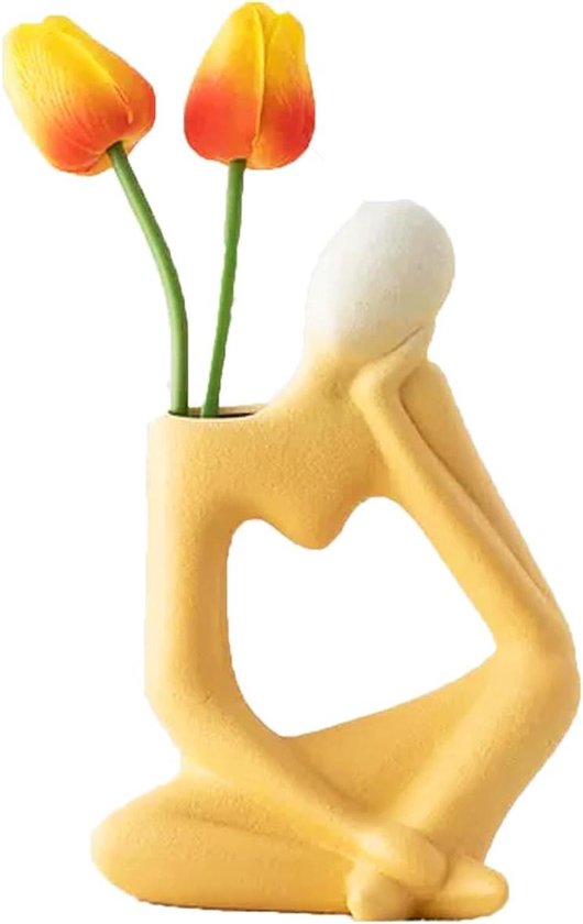 Ceramic Flower Vase Fun Cool Unique - Modern Small Vases for Flowers ...