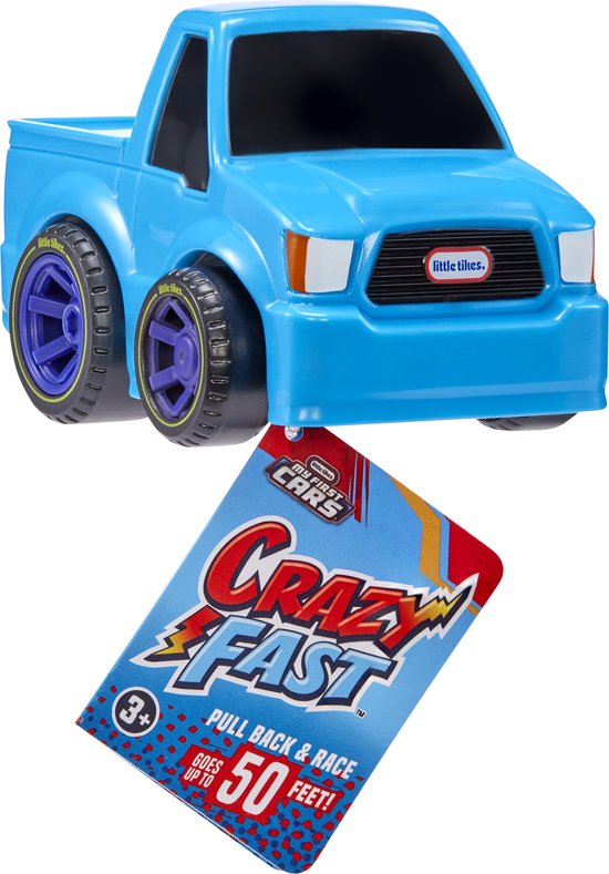 Little Tikes Crazy Fast Cars Series 4 - Mini Light Blue Truck | bol