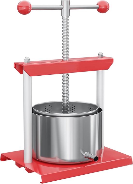 Fruitpers 3 liter roestvrij staal - ideale vruchtenpers voor bessen ...