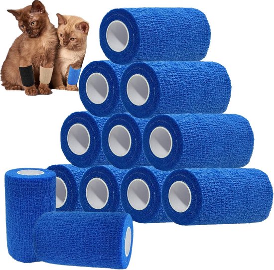 Zelfklevend Verband Cohesive Wrap Bandages 12Pack 7.5cmx4.5M ...