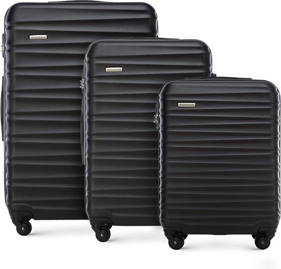 Kofferset 3-delige WITTCHEN GROOVE Line kofferset met handbagage koffer ...