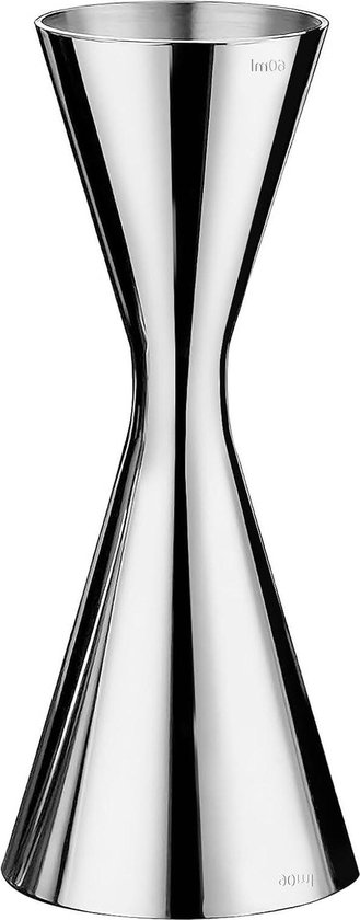 Barmaatje Cocktail Measuring Cup Stainless Steel Dual Jigger 60-90 ml ...