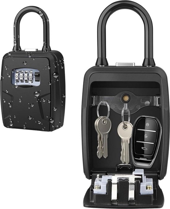 Sleutelkluis weerbestendig groot robuust voor buiten met cijfercode 4 ...