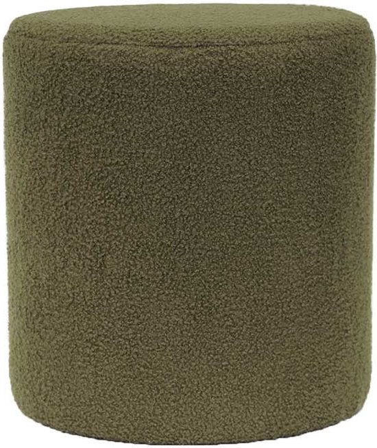 Unique Living - Poef Teddy Winter Green -35x38cm | bol
