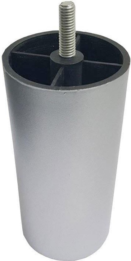 Boxspring poten rond ø 6 cm - Hoogte 12 cm - Diameter 6 cm - Zwart ...