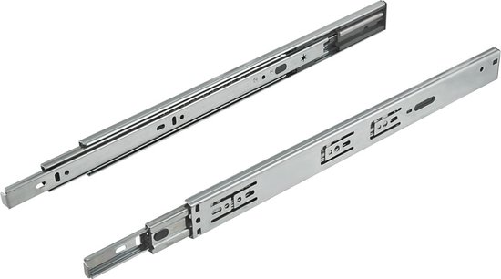 Softclose ladegeleiders 350mm - zijmontage 30KG | bol