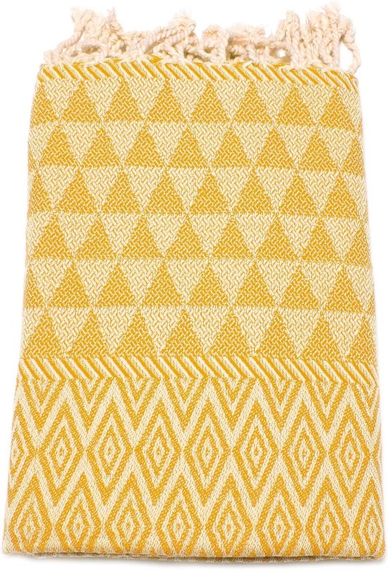 Hamamdoek - Groot formaat 100 x 200 cm - XXL saunahanddoek - 100% ...