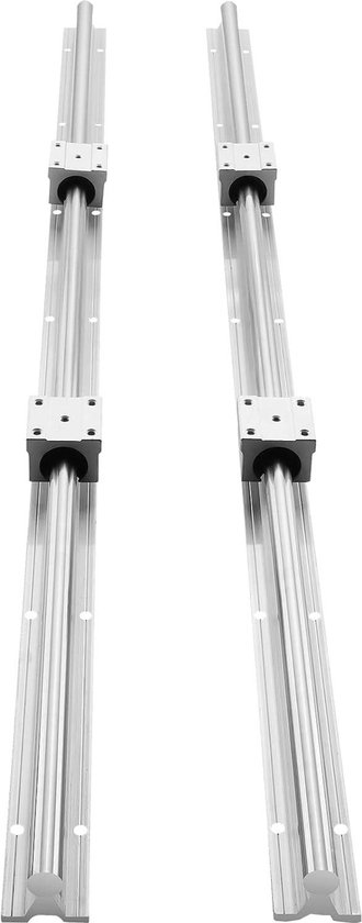 Lineaire geleiding SBR16-1000 mm koolstofstaal aluminium - 2 stuks ...