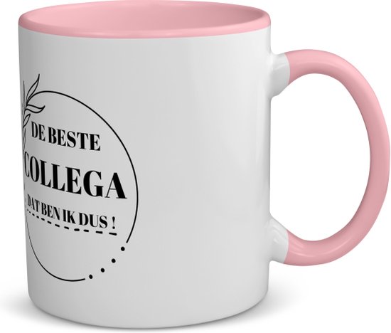Akyol - de beste collega dat ben ik dus koffiemok - theemok - roze ...