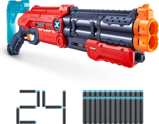 XSHOT Excel Vigilante Blaster (24 pijlen), Speelgoedblaster, 8 jaar | bol