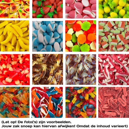 Mijn Snoepgoed - Gemixte Snoepjes - 500 Gram - Tiktok Trend - Zoet Zuur ...
