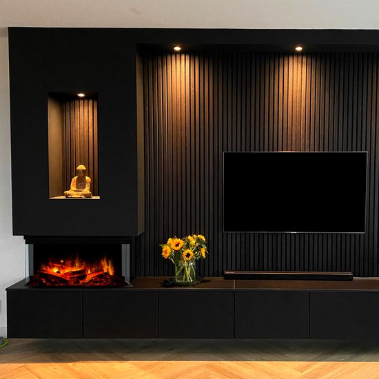 Super Elegance 3D - Elektrische sfeerhaard - Haard kachel met ...