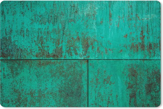 Muismat XXL 120x80 cm - Bureau onderlegger - Bureau mat Groene patina ...