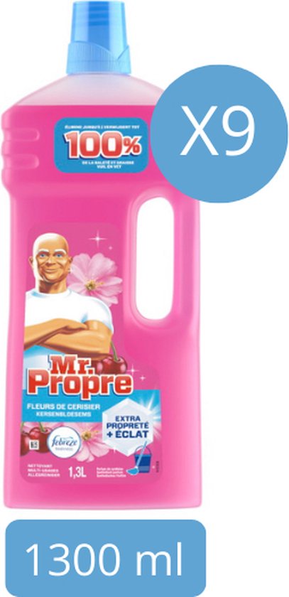 Mr Proper Cherry Blossom Nettoyant tout usage (Ensemble économique) - 9 ...