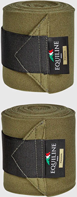 Fleece Bandages (Set van 2 stuks) Kleur : Olijfgroen | bol.com