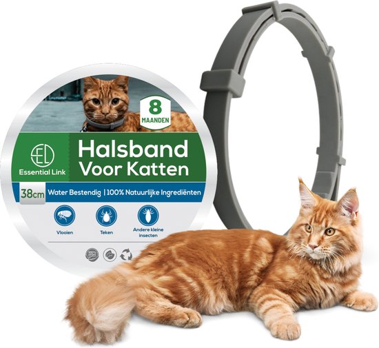 Essential Link Teken- en Vlooienband - Vlooienband Kat – Anti Vlooien ...