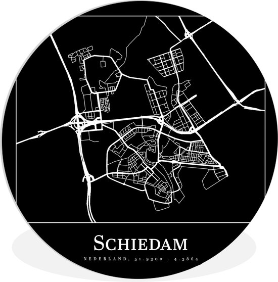 Wall Circle - Wall Circle Indoor - Map - Schiedam - Map - City Map ...