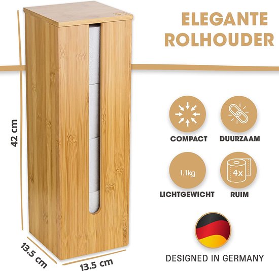 HENNEZ Toiletpapier, opbergen, wc-papier, reservelolhouder ...