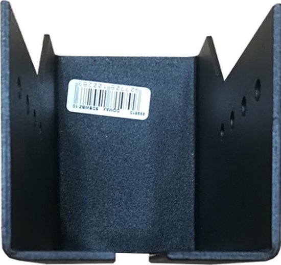 Balkschoen / binnen DMX 51x105x75x2.0mm zwart | bol.com