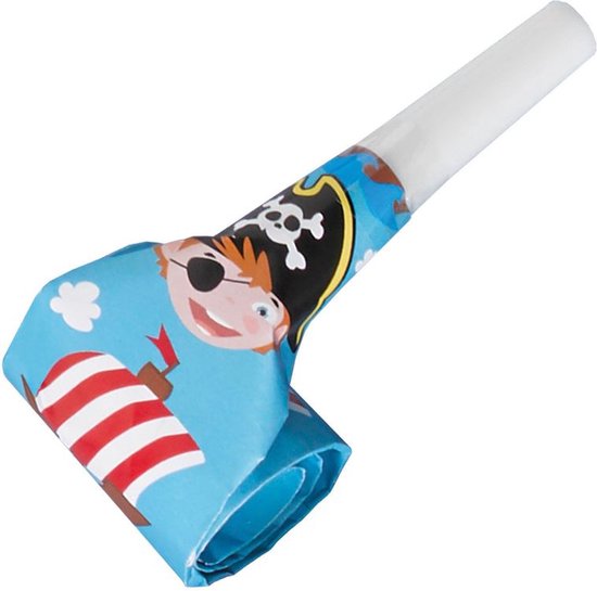 Amscan Roltong Piraten 30 Cm Blauw 8 Stuks | bol