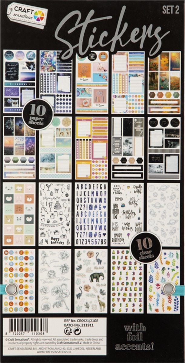 1000+ stickers - 40 stickervellen Voor Kinderen en volwassenen | Papier ...