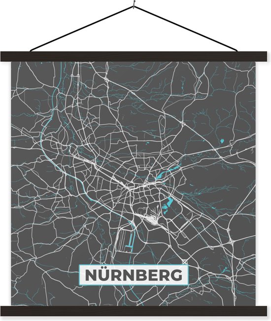 Posterhanger incl. Poster - Schoolplaat - Kaart – Plattegrond ...