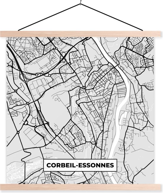 Schoolplaat - Kaart - Stadskaart - Frankrijk - Corbeil-Essonnes ...